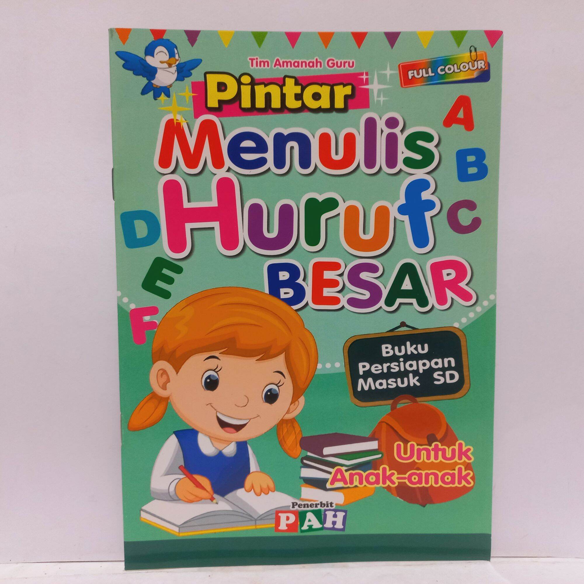 Buku Persipan Masuk SD - Pintar Menulis Huruf Besar - PAH | Lazada Indonesia