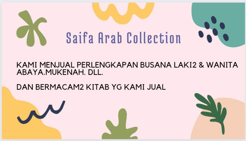 Toko Online Resmi Saifa Arab Collection | Lazada.co.id