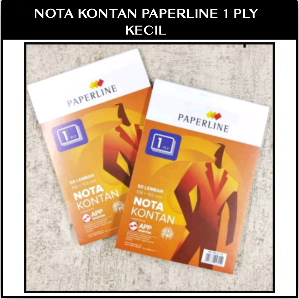 Nota Kontan PAPERLINE 1 Ply Kecil 1 Pak Isi 10 Buku | Lazada Indonesia