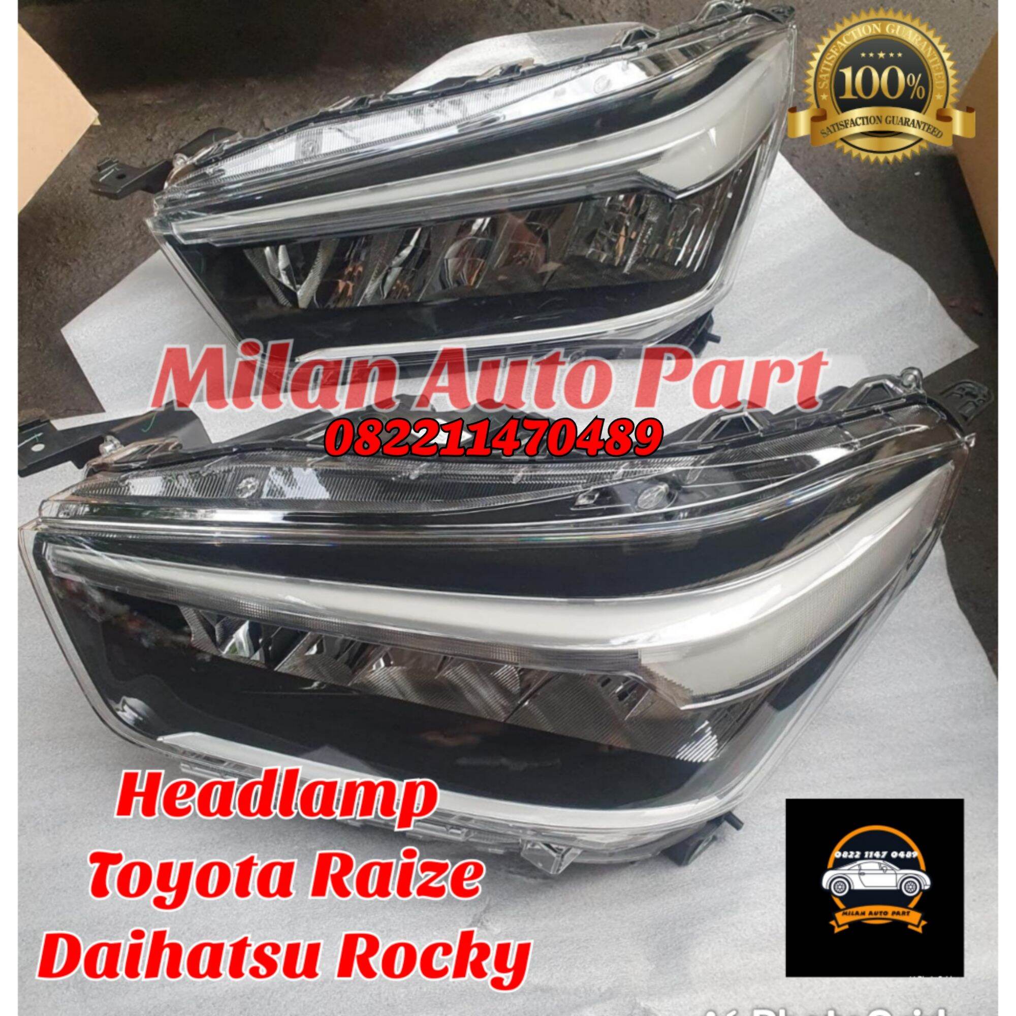 Headlamp Lampu depan Toyota Raize Daihatsu Rocky Original ASLI | Lazada ...
