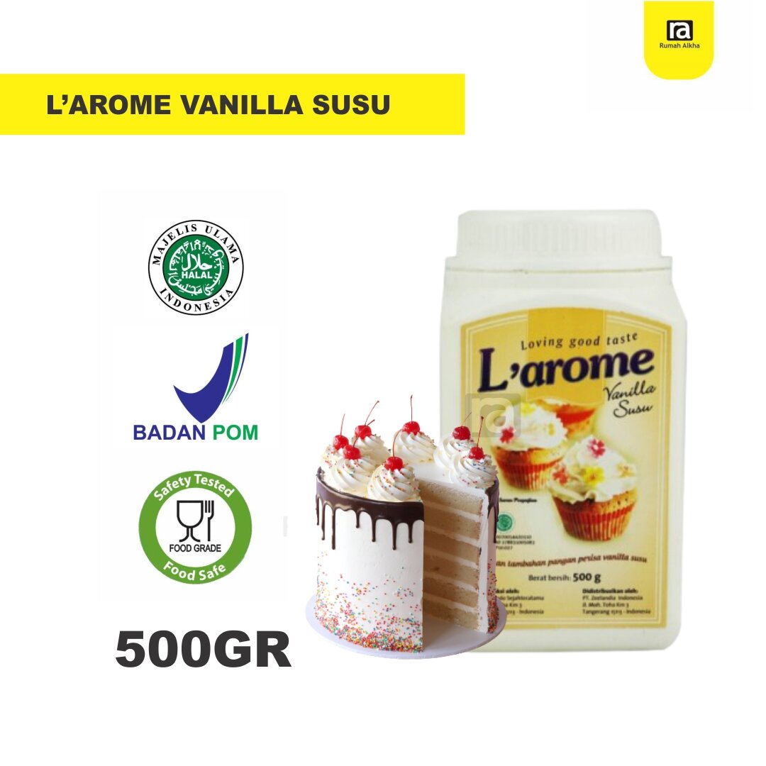 L'Arome 500GR- Larome Vanilla Susu Perasa - Perisa Vanila Susu 500GR | Lazada Indonesia