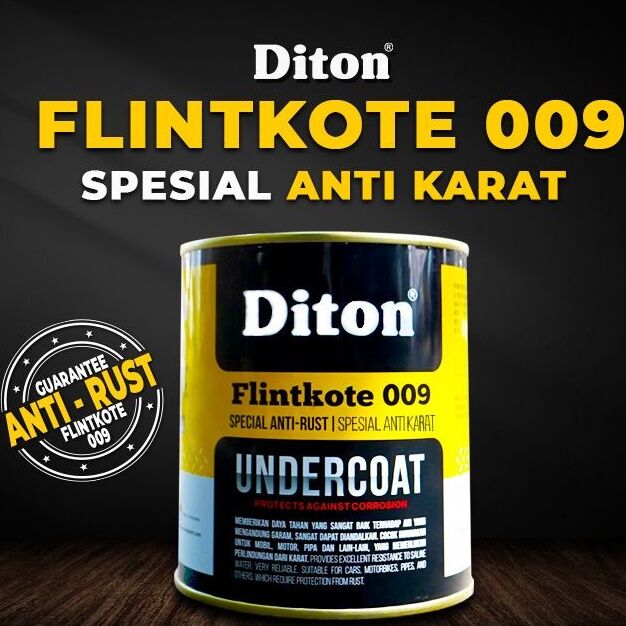 Plingkut Cat Anti Karat Diton Flintkote 1KG Black Anti Rust | Lazada ...