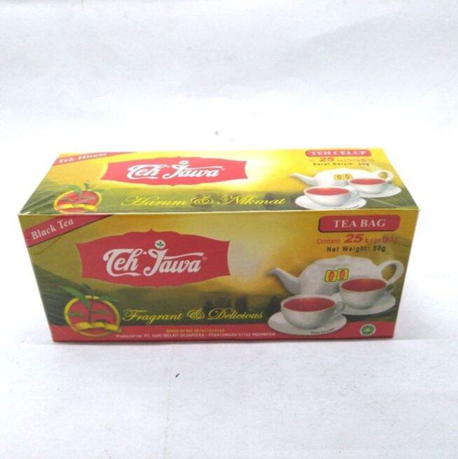 TEH CELUP ASLI (JAWA) / 1 KOTAK ISI 25 PCS /TOTAL BERAT 50 GR ...