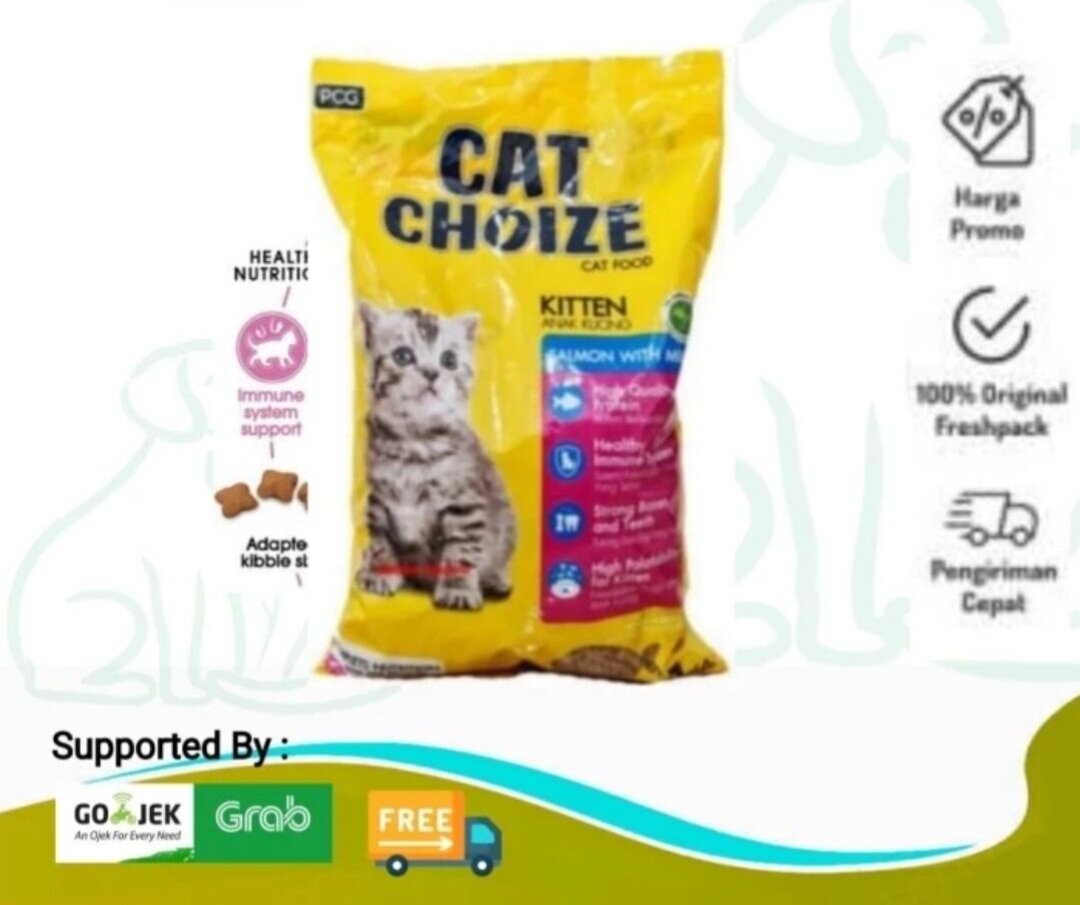 Cat Choize Kitten Salmon With Milk 1kg | Lazada Indonesia