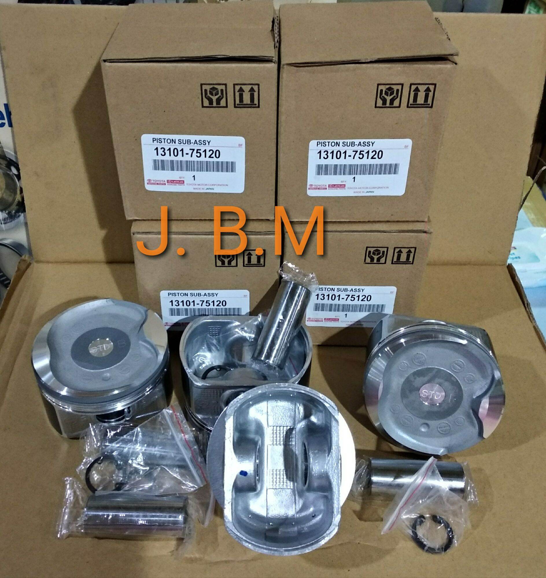 PISTON ASSY SET SEHER KOMPLIT INNOVA TOYOTA INNOVA BENSIN 1TR | Lazada ...