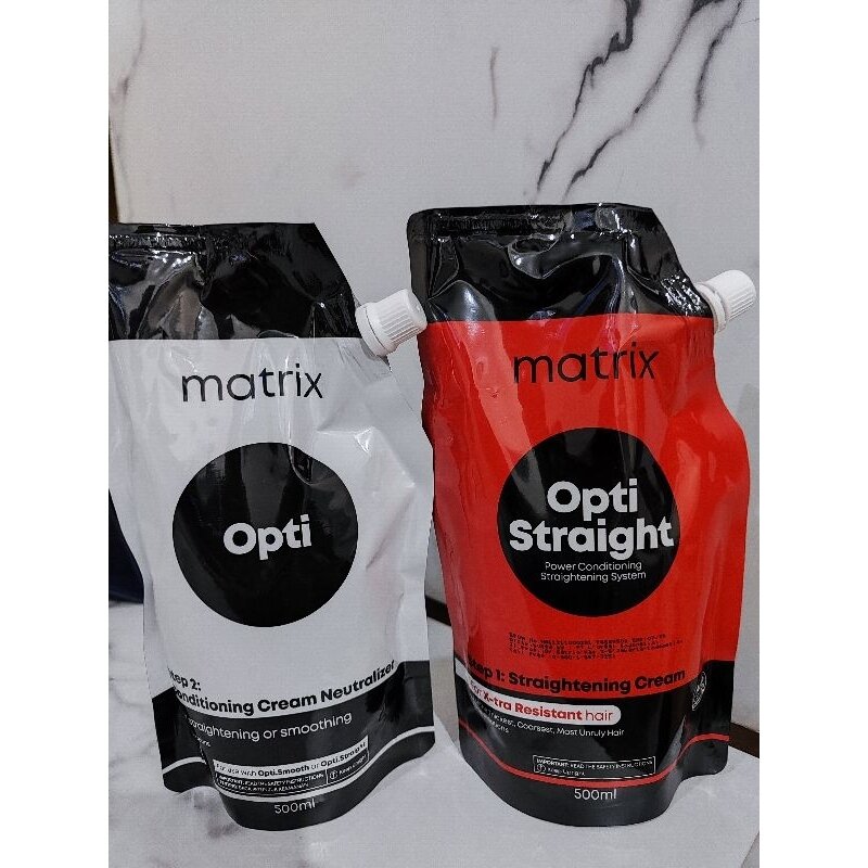 MATRIX Opti straight Smoothing 500ML Step1&Step2 [1 PASANG] | Lazada ...