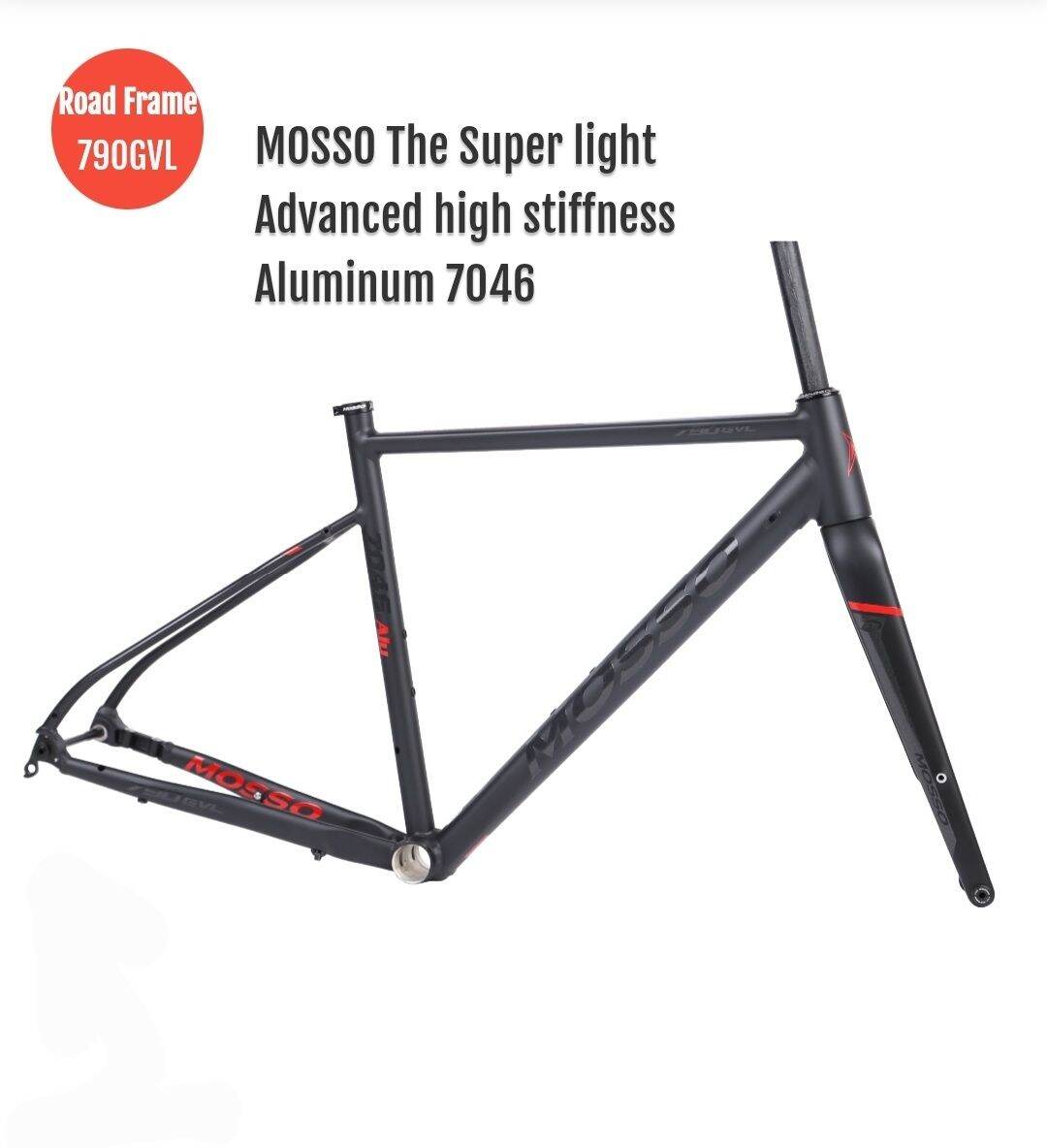 FRAME SEPEDA MOSSO 790GVL ROADBIKE BALAP RANGKA ROAD BIKE GRAVEL MOSSO ...