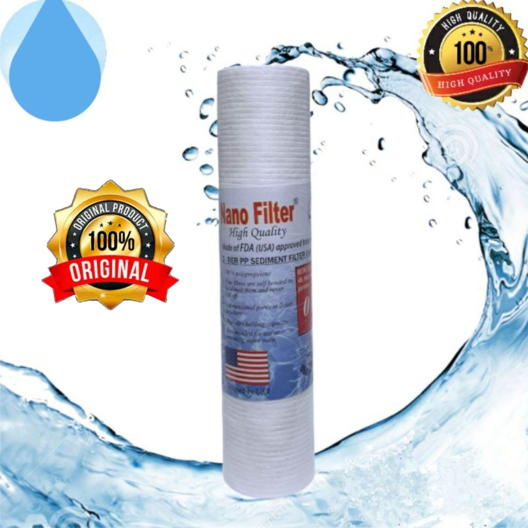 Nano Filter Saringan Air 10" kerapatan 0,1 u (Mikron) | Lazada Indonesia
