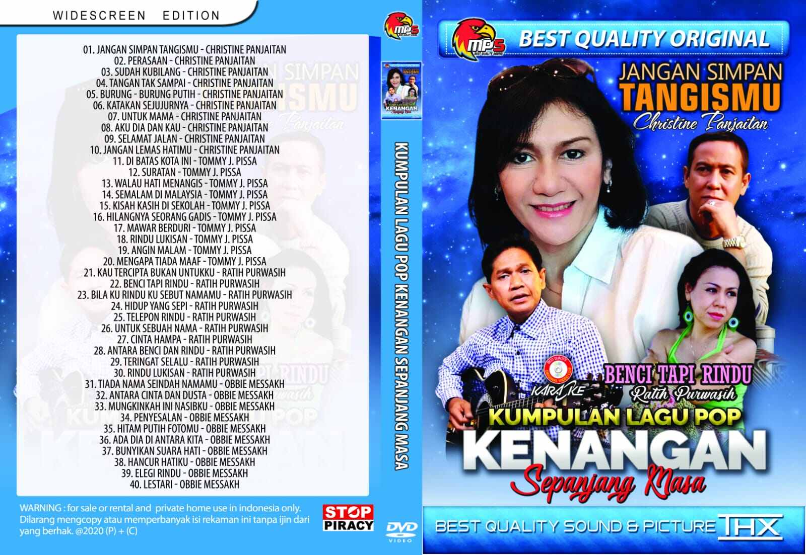 KASET DVD LAGU MP5 KUMPULAN LAGU POP KENANGAN SEPANJANG MASA | Lazada ...