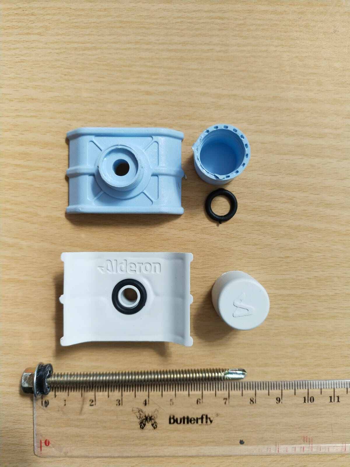 10PCS ROOFSEAL ROOF SEAL UPVC ALDERON + BAUT SKRUP 7.5CM PELINDUNG ATAP ...