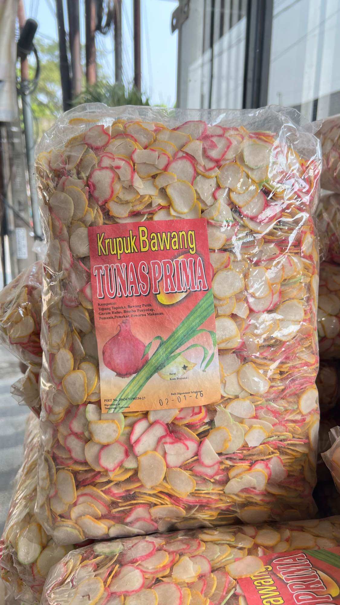 Kerupuk bawang tunas prima 5kg | Lazada Indonesia