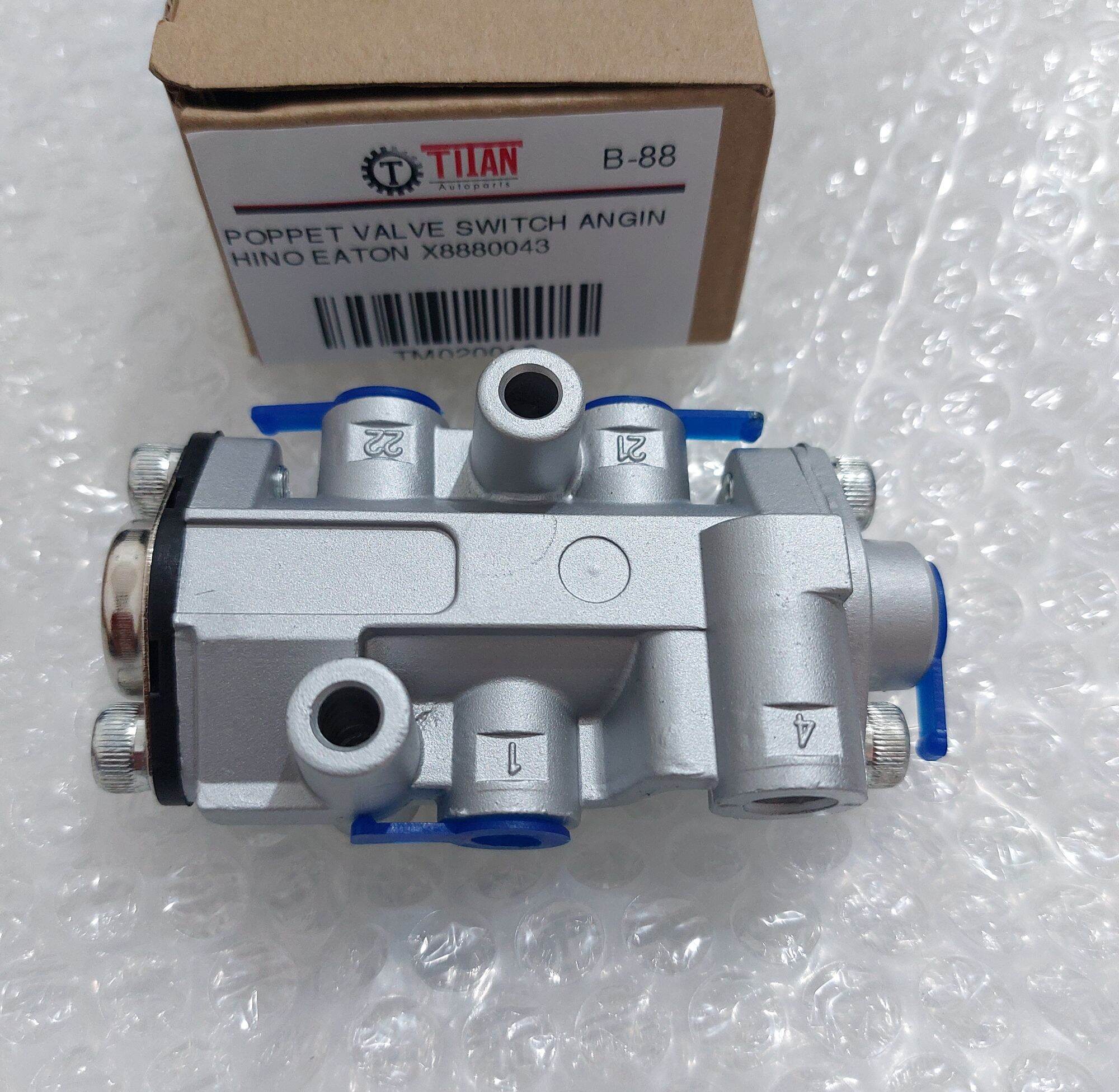 POPPET VALVE SWITCH AIR SWITCH ANGIN HINO EATON X880043 TITAN | Lazada ...