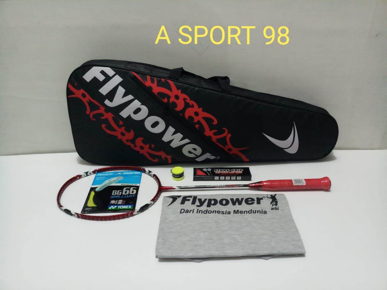 RAKET BADMINTON ORIGINAL FLYPOWER TORNADO 800 | Lazada Indonesia