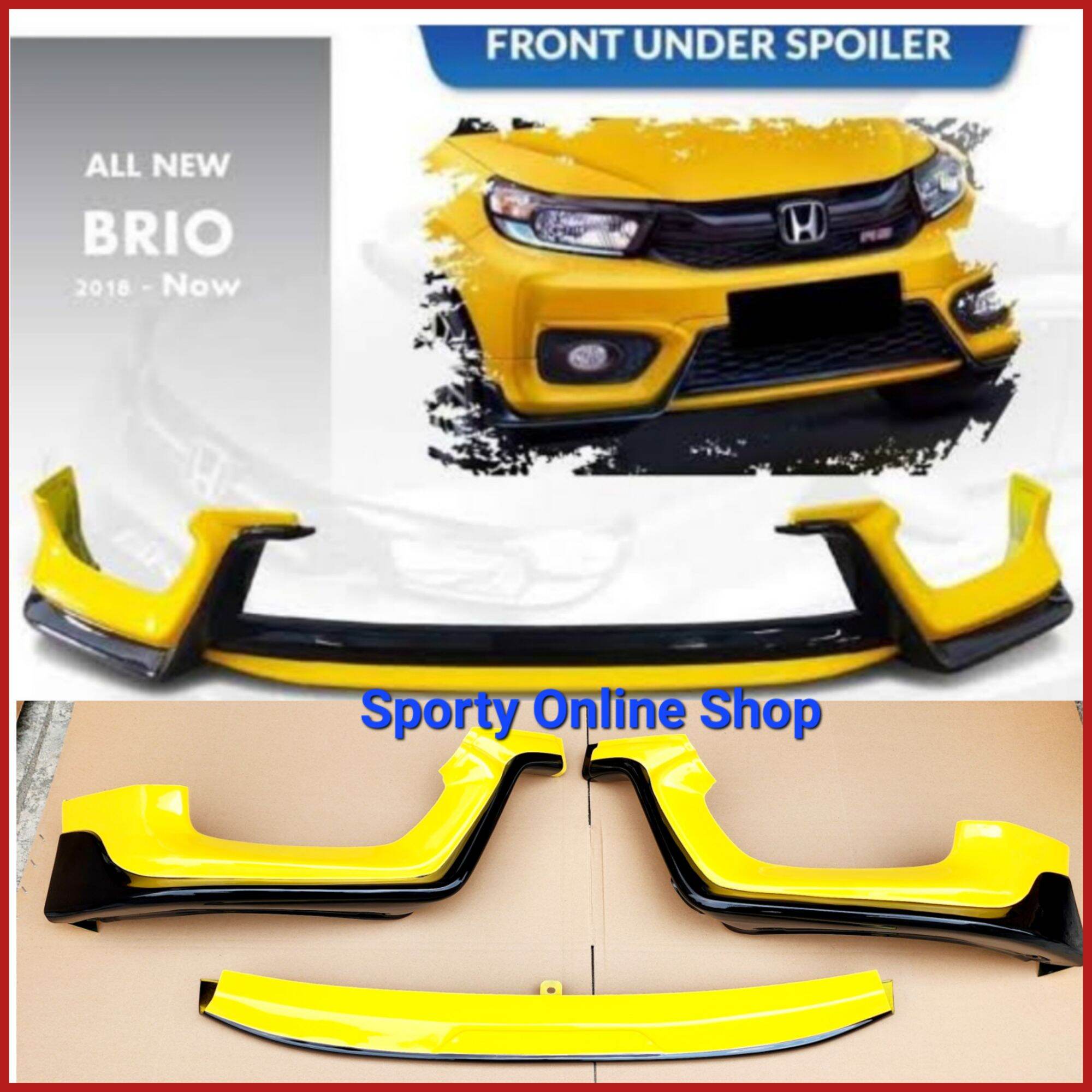 Body Kit Front Under Spoiler Mobil Brio 2018up Model Urbanite | Lazada ...