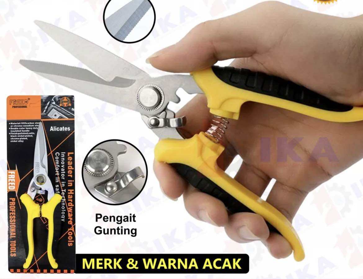 Gunting korea gunting seng kawat baja ringan Freed | Lazada Indonesia