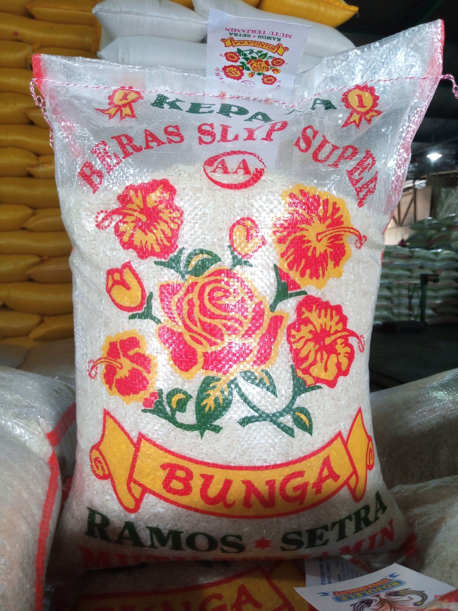 BERAS RAMOS SETRA CAP BUNGA 10KG | Lazada Indonesia