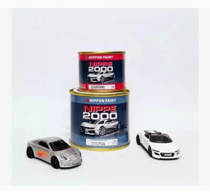 EPOXY NIPPE 2000 Epoksi Efoksi Foksi cat dasar motor - cat dasaran Abu ...