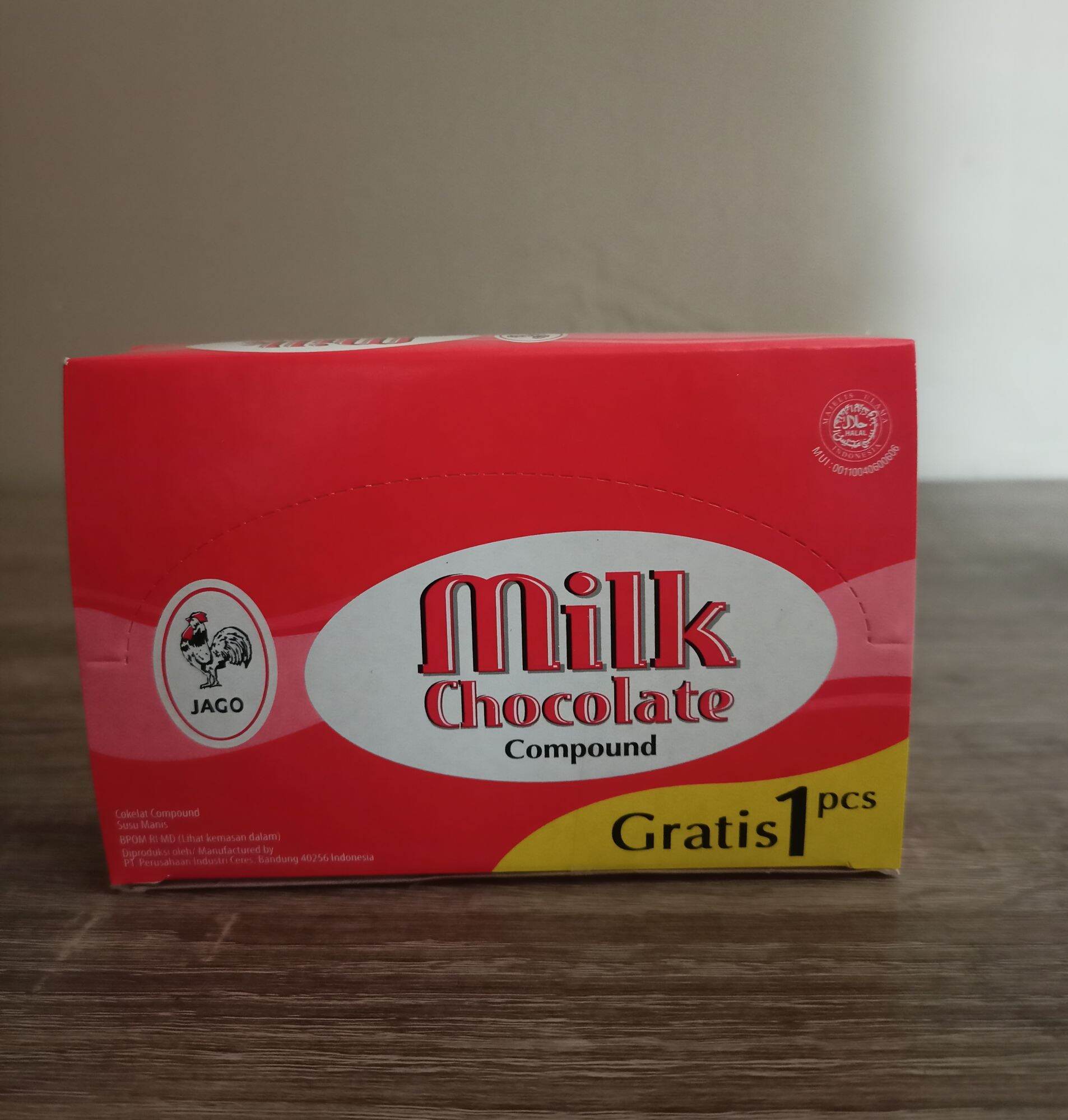 Cokelat Ayam Jago Milk Chocolate 1 box isi 12 pcs | Lazada Indonesia