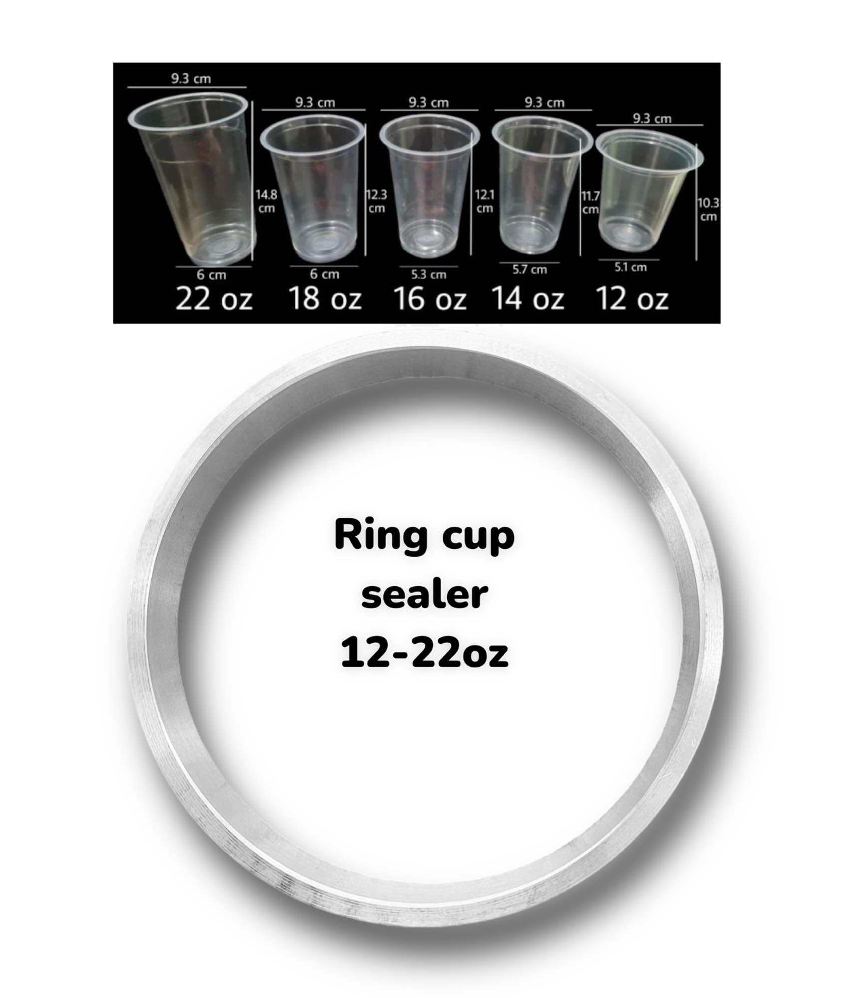 ring cup sealer 12oz 14oz 16oz 18oz 22oz | Lazada Indonesia