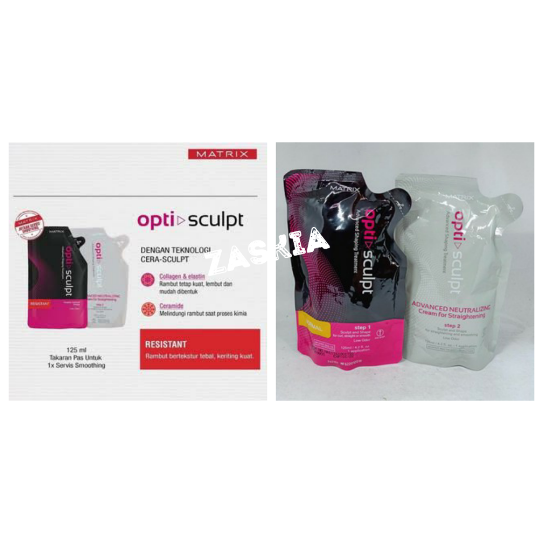 MATRIX Opti Sculpt Mini 125ml obat Smoothing Collagen & keratin 125 ml ...