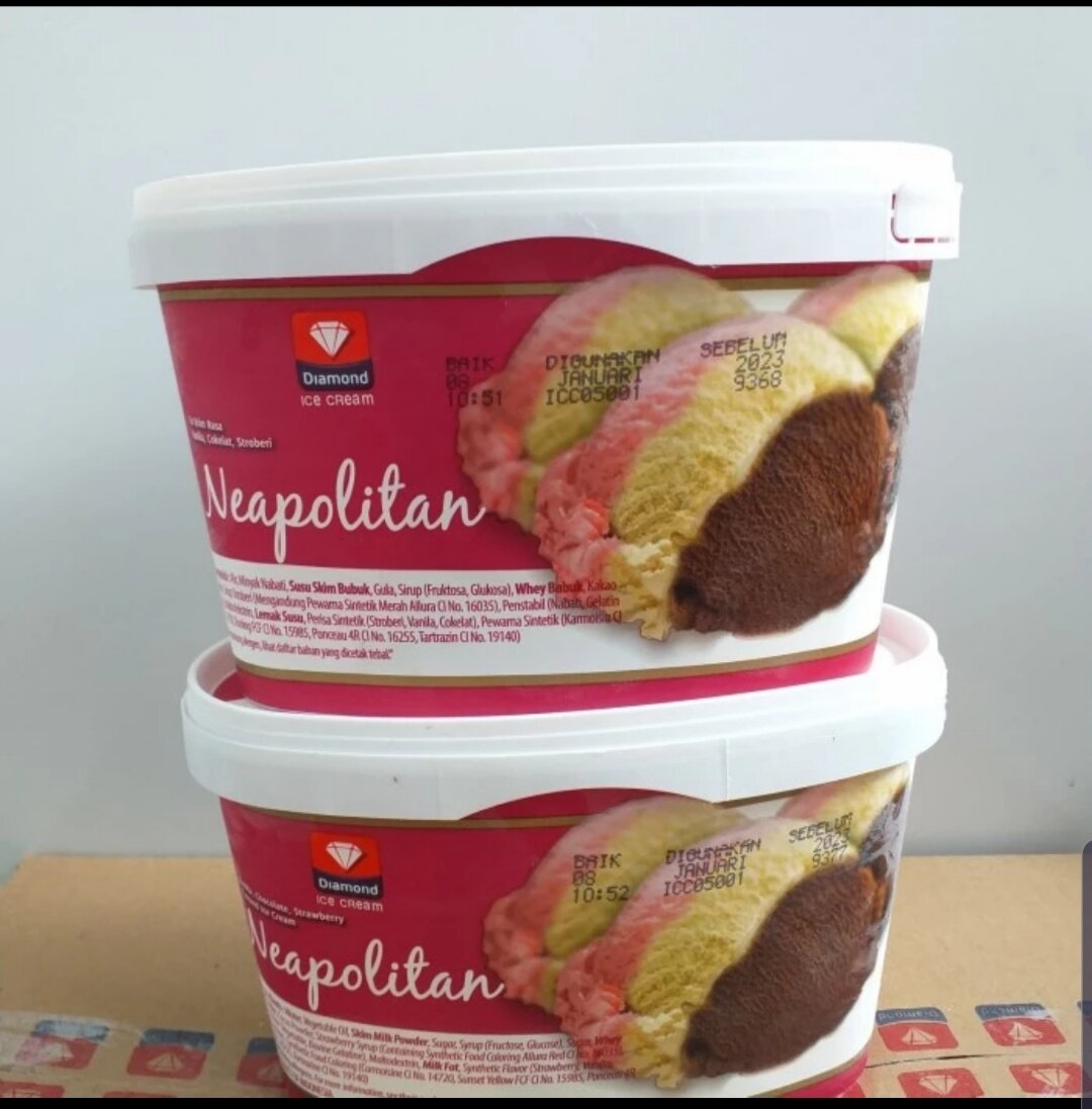 Ice Cream Diamond 700 ML - Neapolitan | Lazada Indonesia