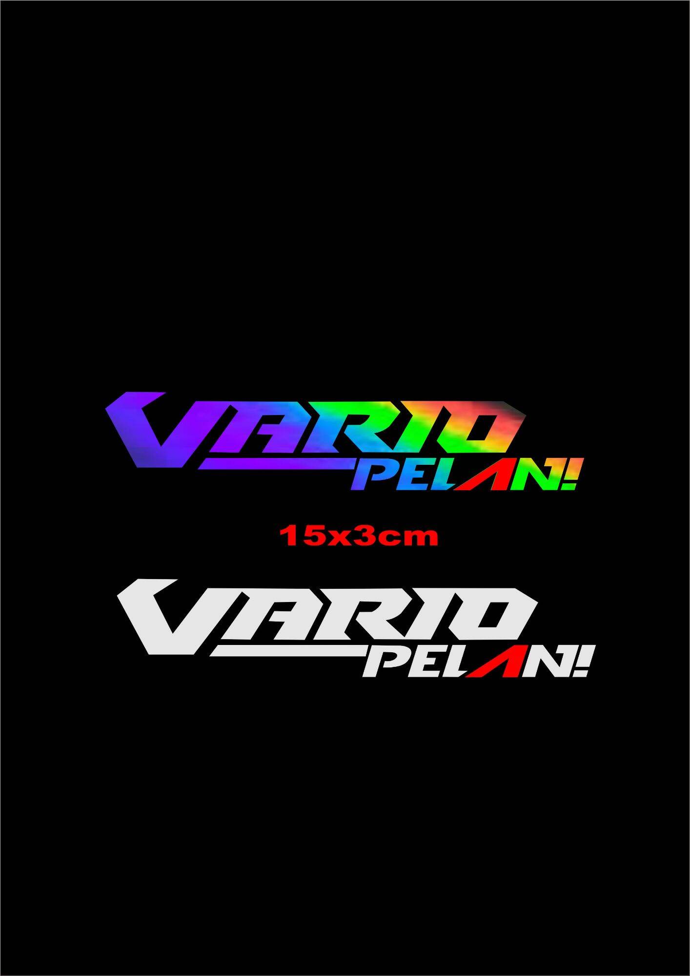 stiker Pelan Sticker VARIO PELAN! | Lazada Indonesia