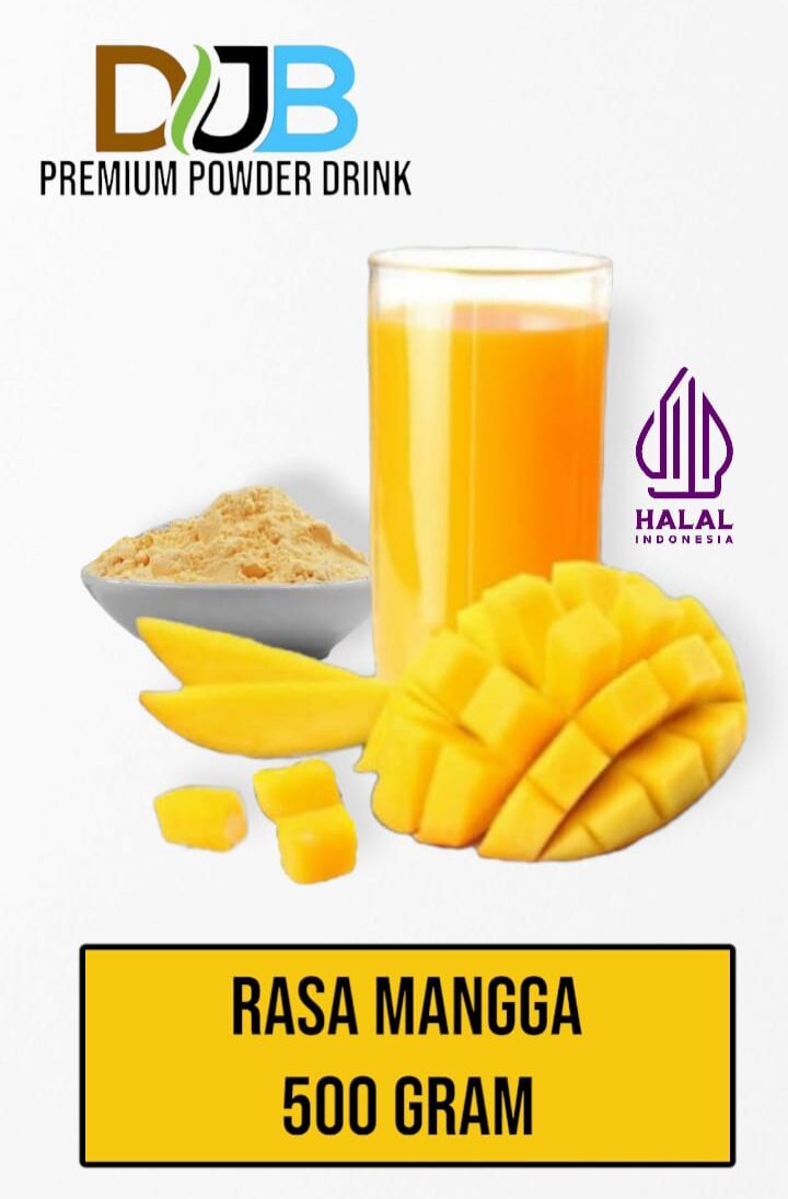 Serbuk Minuman Premium Rasa Mango Repack 500 gram Djb powder drink ...