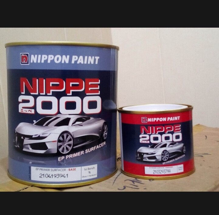 EPOXY NIPPE 2000 Epoksi Surfacer Dasar Abu-abu Efoksi Base Nippon 1 kg ...