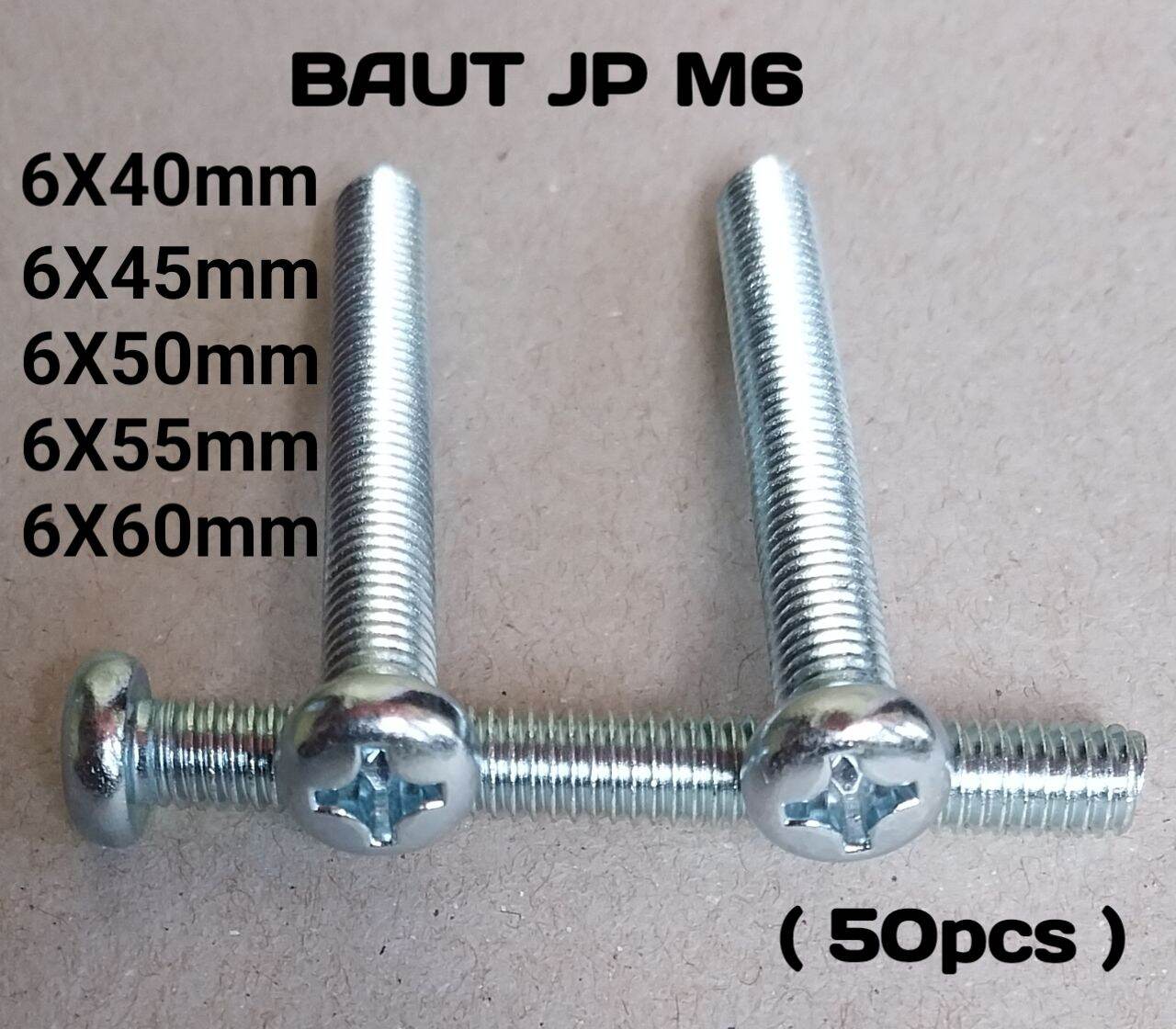 BAUT JP M6 KUNCI OBENG (50pcs) | Lazada Indonesia