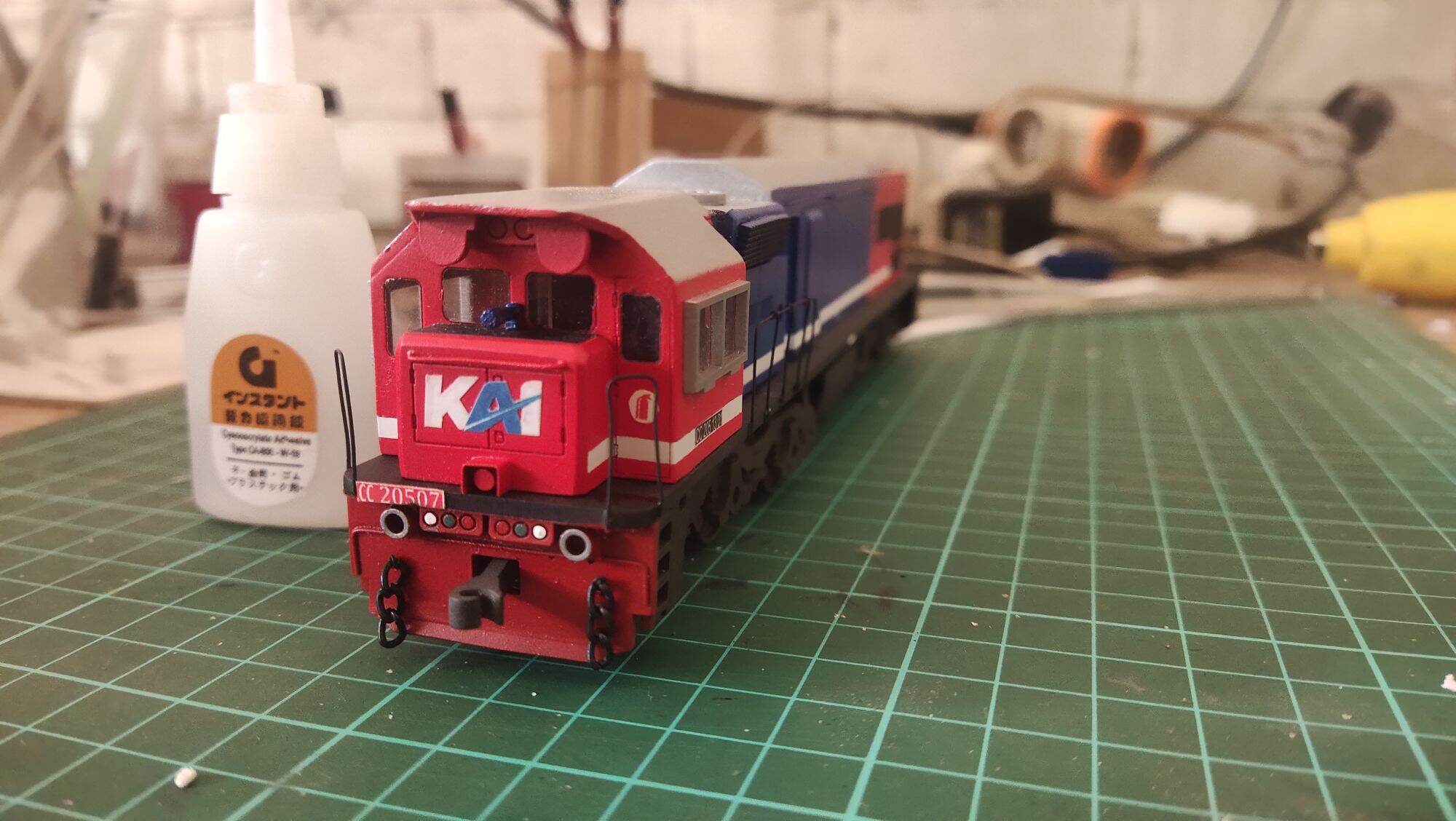 Miniatur kereta Api lokomotif cc205 Kereta Api miniatur | Lazada Indonesia