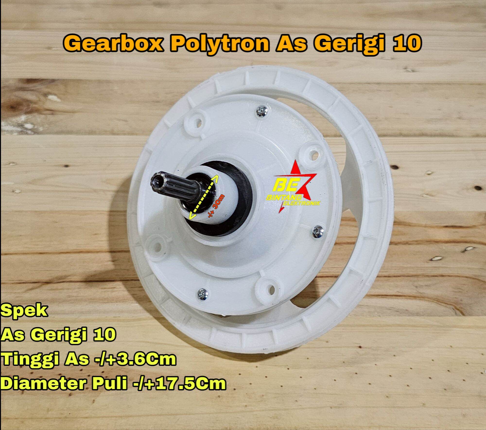 Gearbox Mesin Cuci Polytron As Gerigi 10 Gir bok Gear box Puli Besar ...