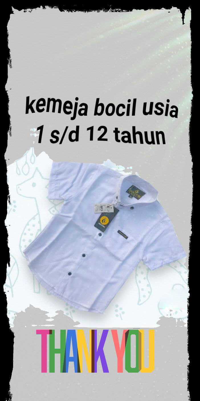 premium kemeja anak bocil usia 1 s/d 12 tahun | Lazada Indonesia