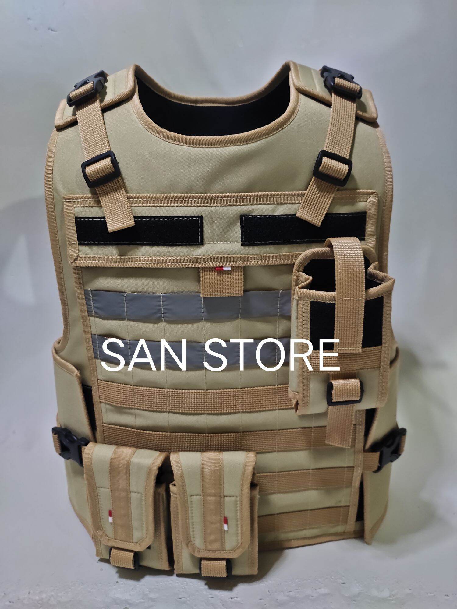 Rompi anti angin warna cream lengkap | Lazada Indonesia