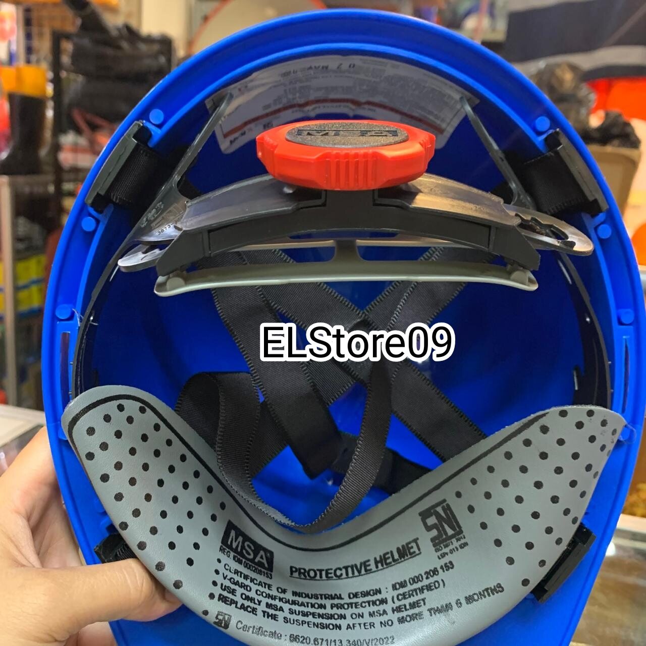 Helm Safety MSA V-Gard Original Fastrack Putar - Safety Helmet Proyek ...