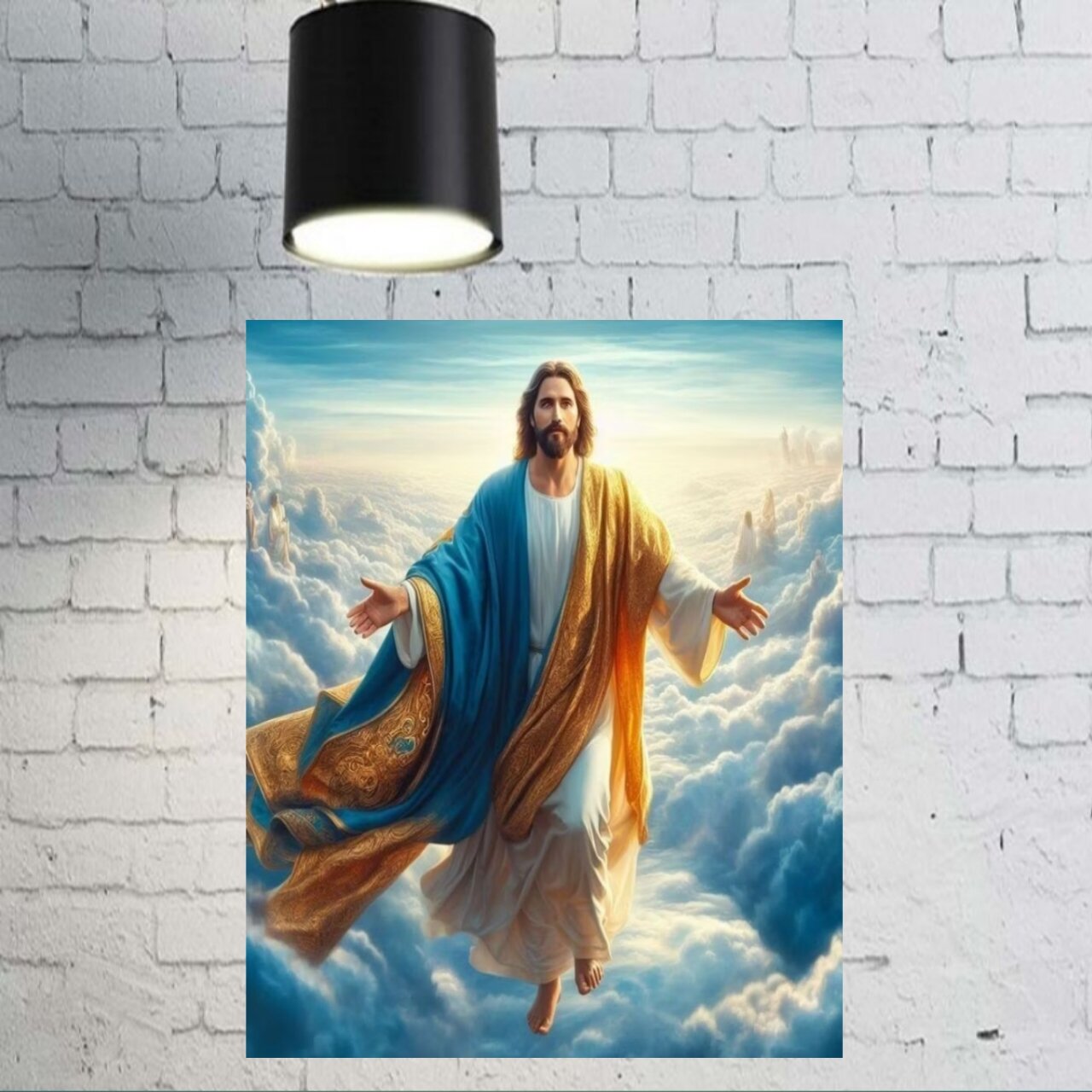 POSTER DINDING JUMBO, TUHAN' YESUS (D44) HIASAN DINDING, BISA COD ...