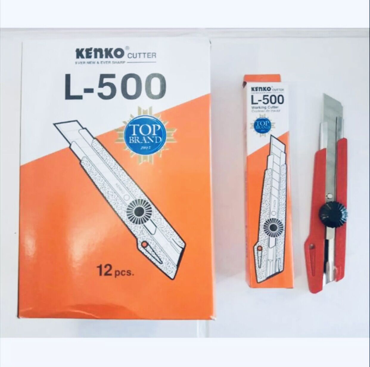 Cutter L-500 KENKO | 1 box : 12 pcs | Lazada Indonesia