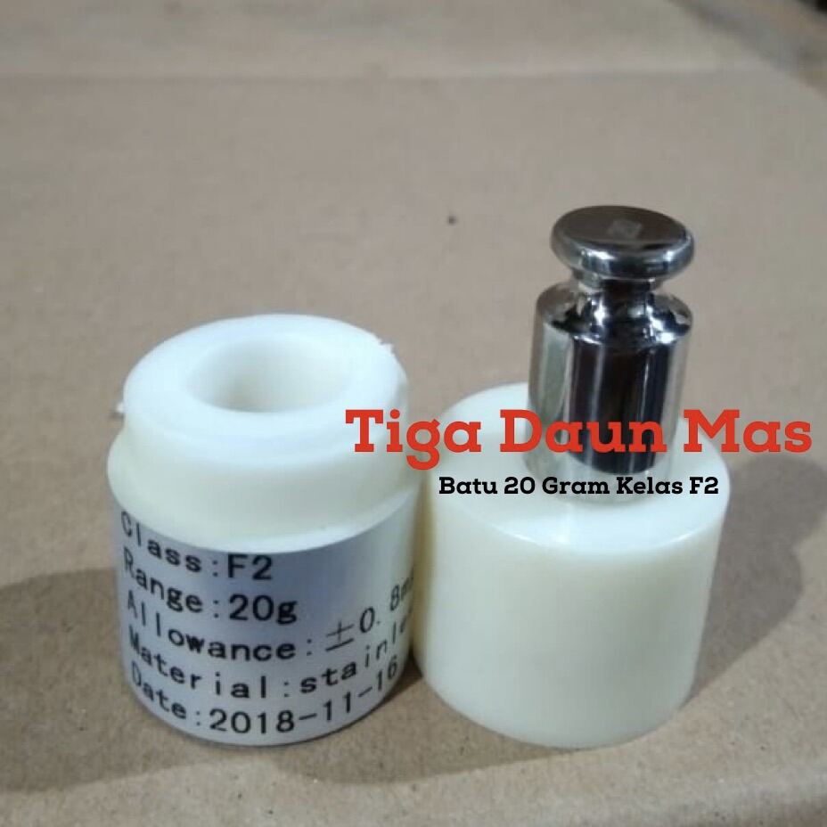 Anak Timbangan Stainless Sonic 20 Gram Kelas F2 Batu Timbangan Stainless Sonic 20 Gram Kelas F2 ...
