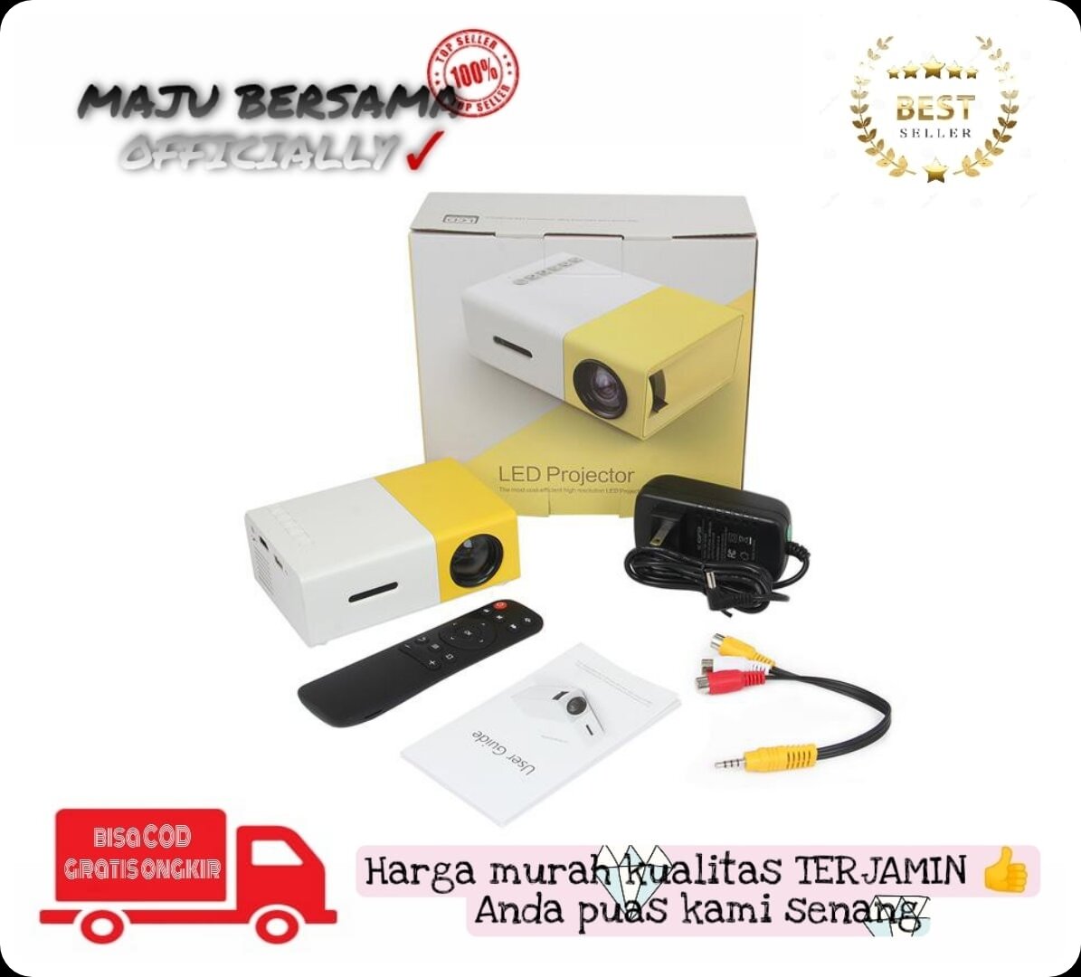 MB - Mini proyektor home LED YG300 / YG-300 / YG 300 LCD Portable ...