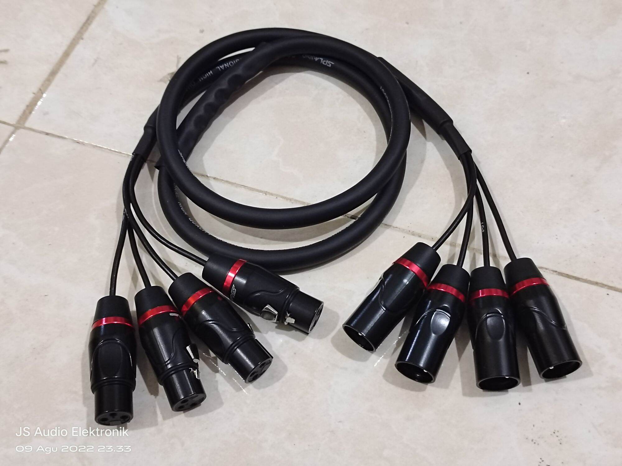 kabel snake 4ch full spl audio panjang 1,5 meter kabel jumper asesioris ...