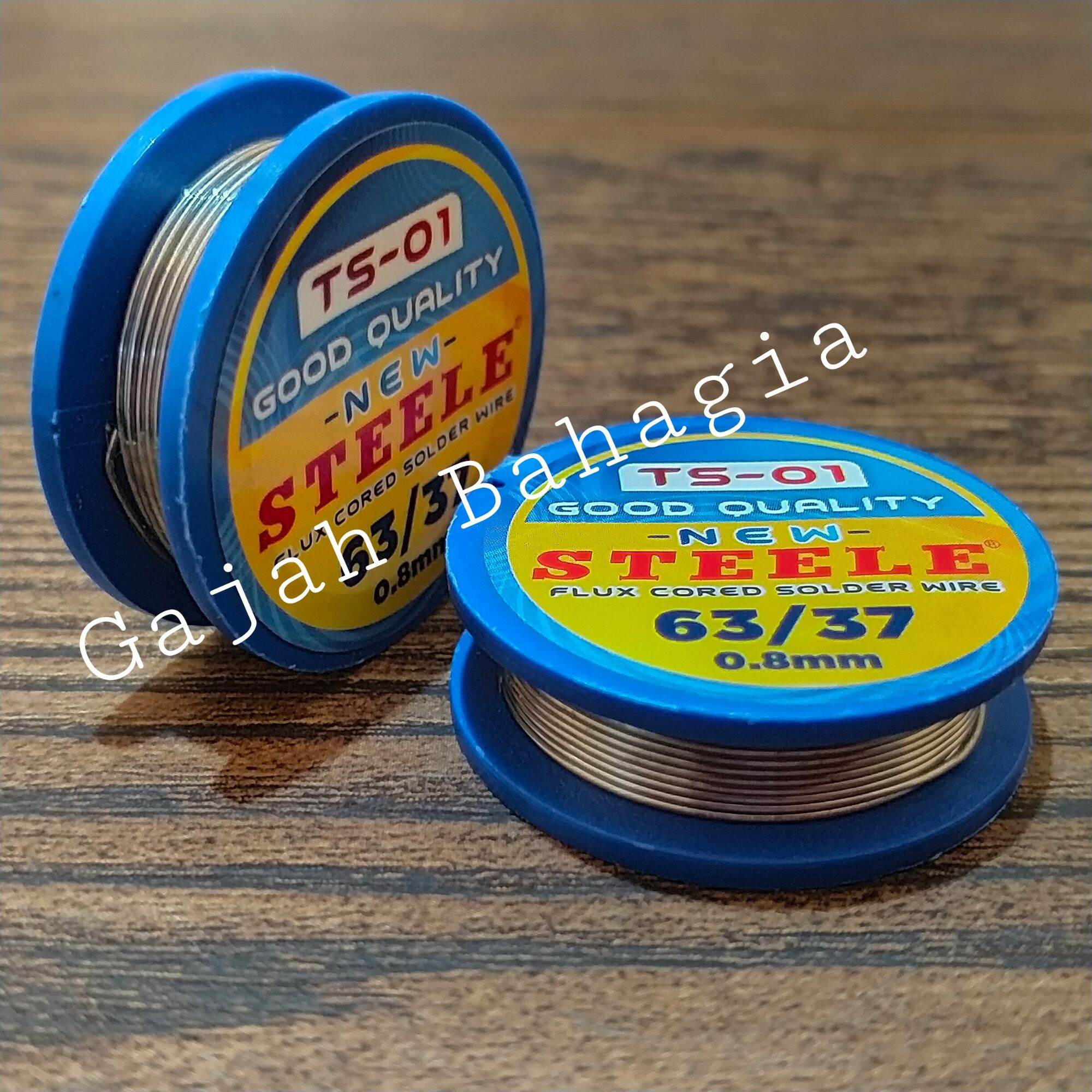Timah solder 0.8mm Kawat tenol 0,8 mm gulungan kecil Flux cored solder ...