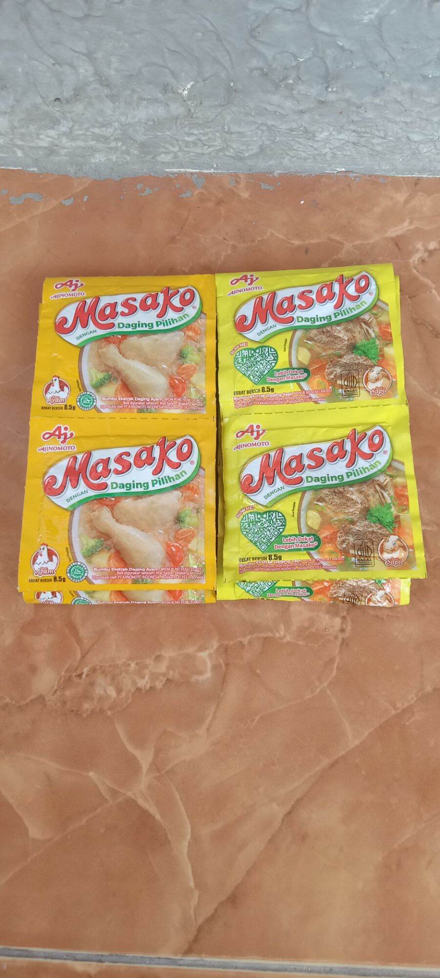 masako renceng isi 12sachet ayam/sapi | Lazada Indonesia