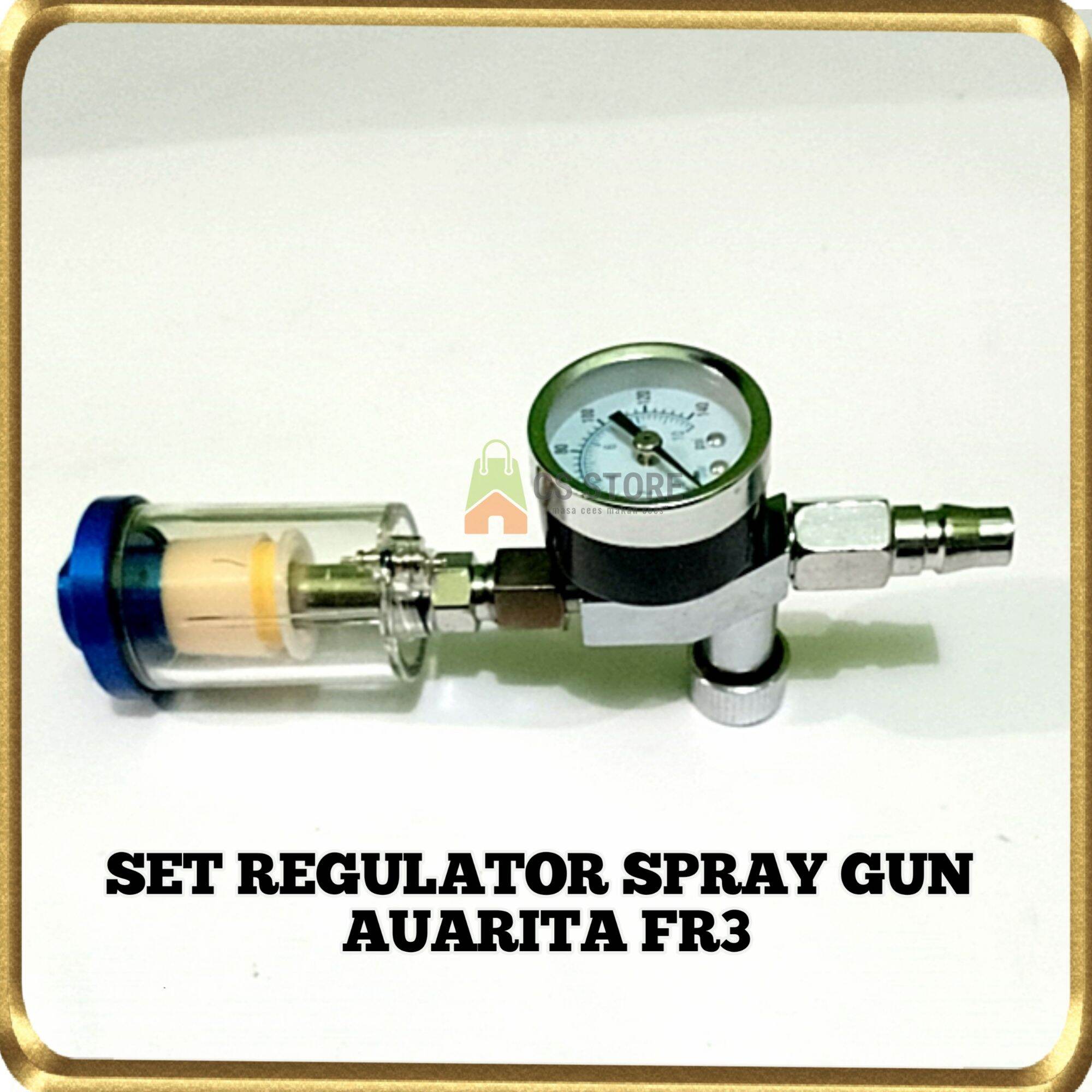 SET AIR REGULATOR FR3 AUARITA ¼ inch UNTUK SPRAY GUN DAN KOMPRESOR ...