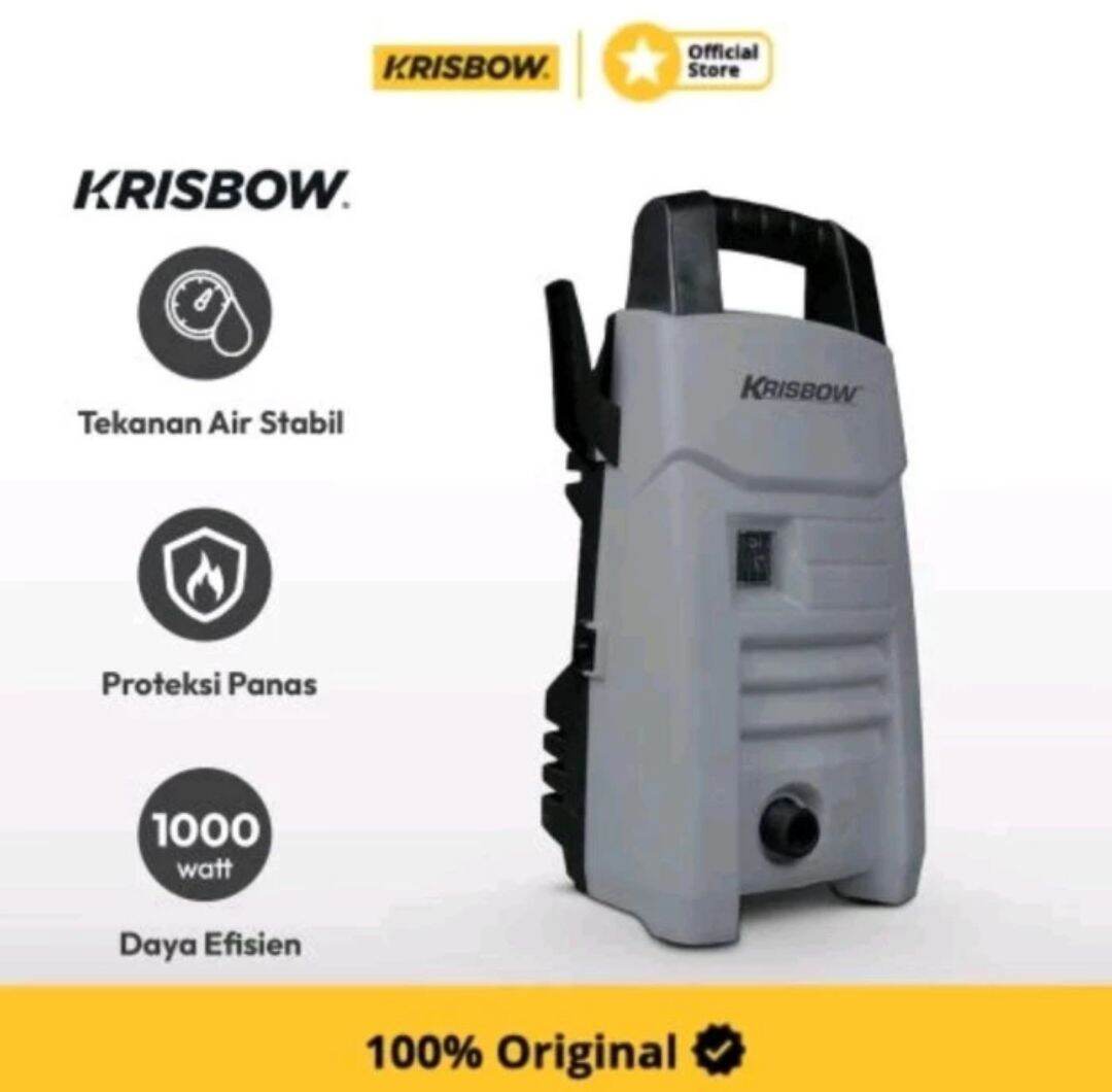 Krisbow High Pressure Cleaner 100 Bar Mesin Steam Cuci Mobil & Motor ...
