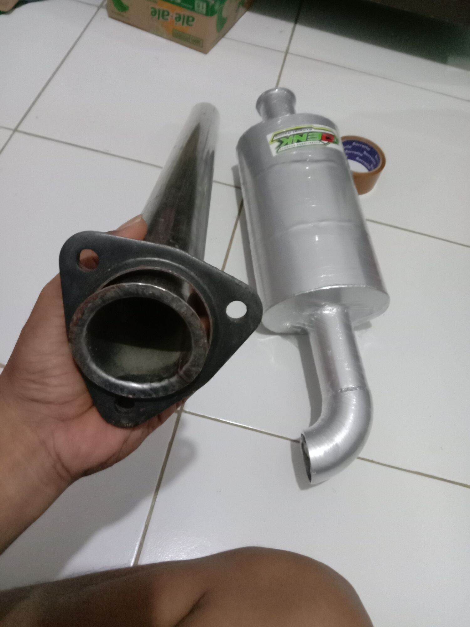 knalpot cung pake sambungan pipa + Plendes | Lazada Indonesia