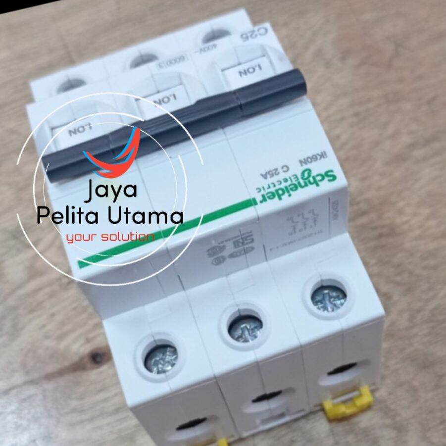 MCB ik60n schneider 25-32-40-50-63a 3phase | Lazada Indonesia