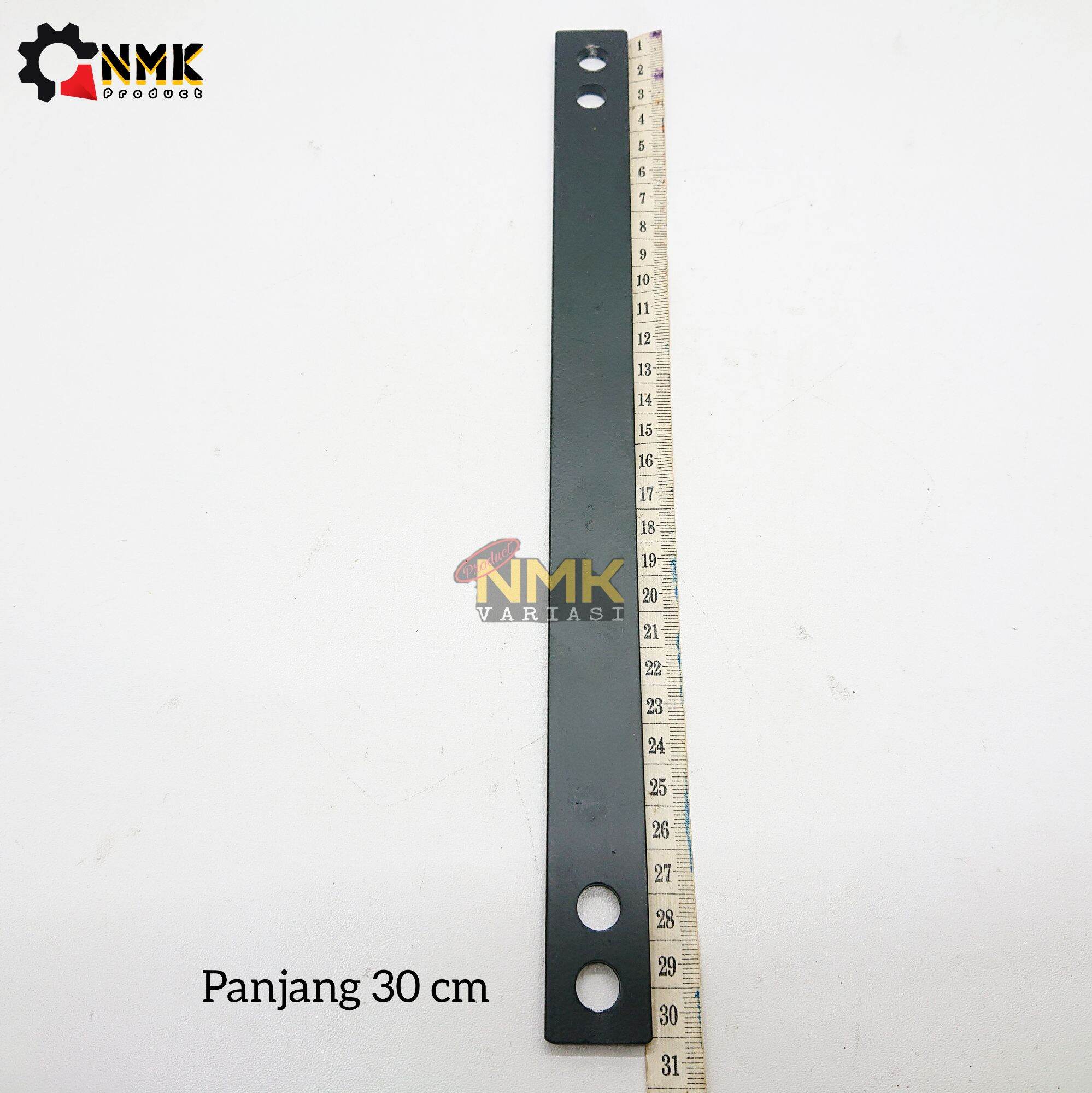 Breket Knalpot Plat Besi Tebal Lubang 10mm Lurus Universal Motor ...