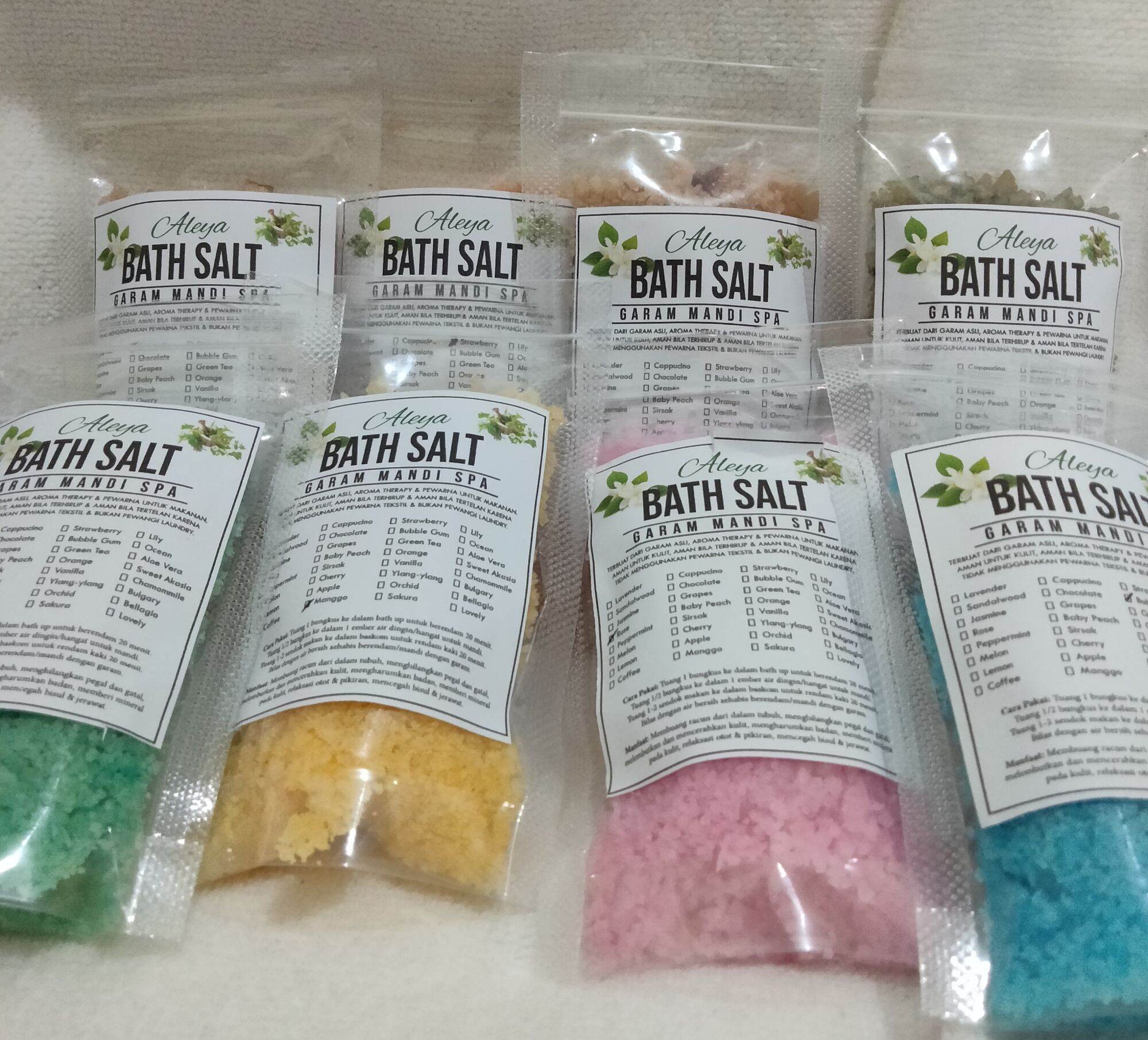 GARAM MANDI BATH SALT garam rendam kaki 100 gram | Lazada Indonesia