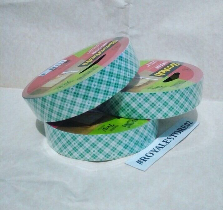 3M scotch mounting tape indor 24mm x 3meter double tape super kuat ...