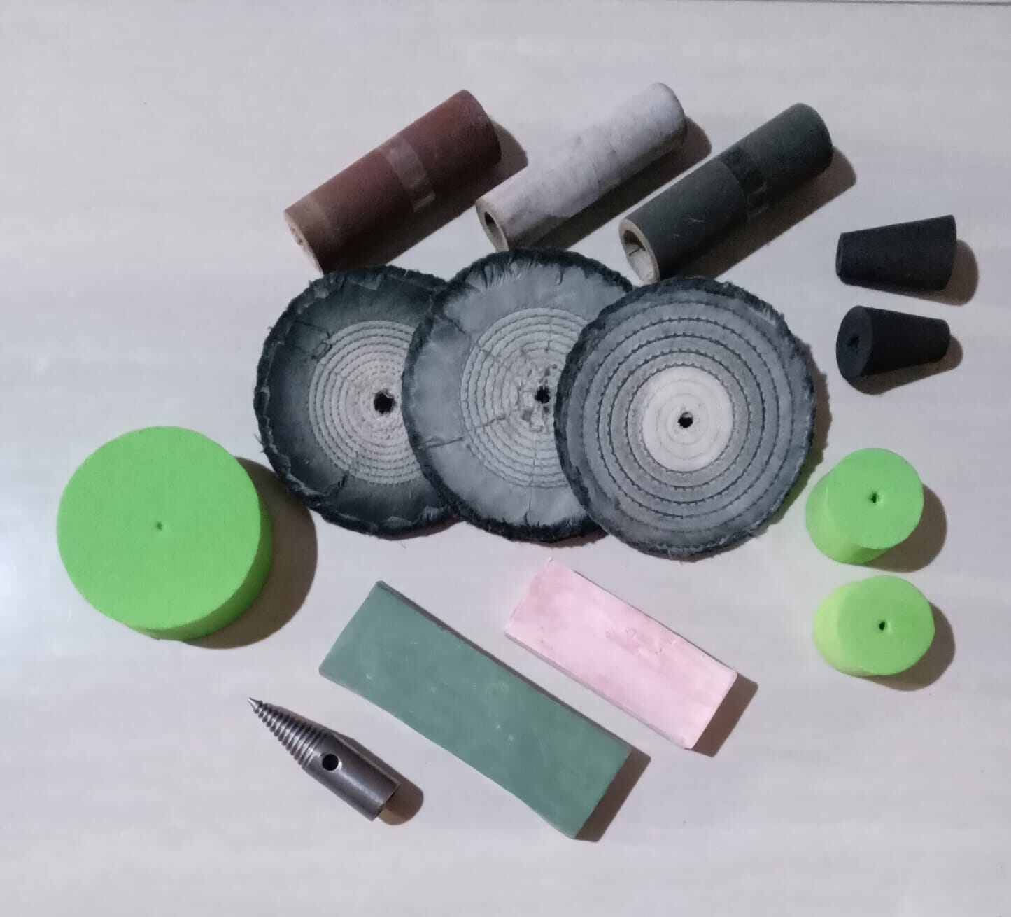 Besi Kerucut Poles Gerinda Tangan Set Bahan Poles Lengkap | Lazada ...