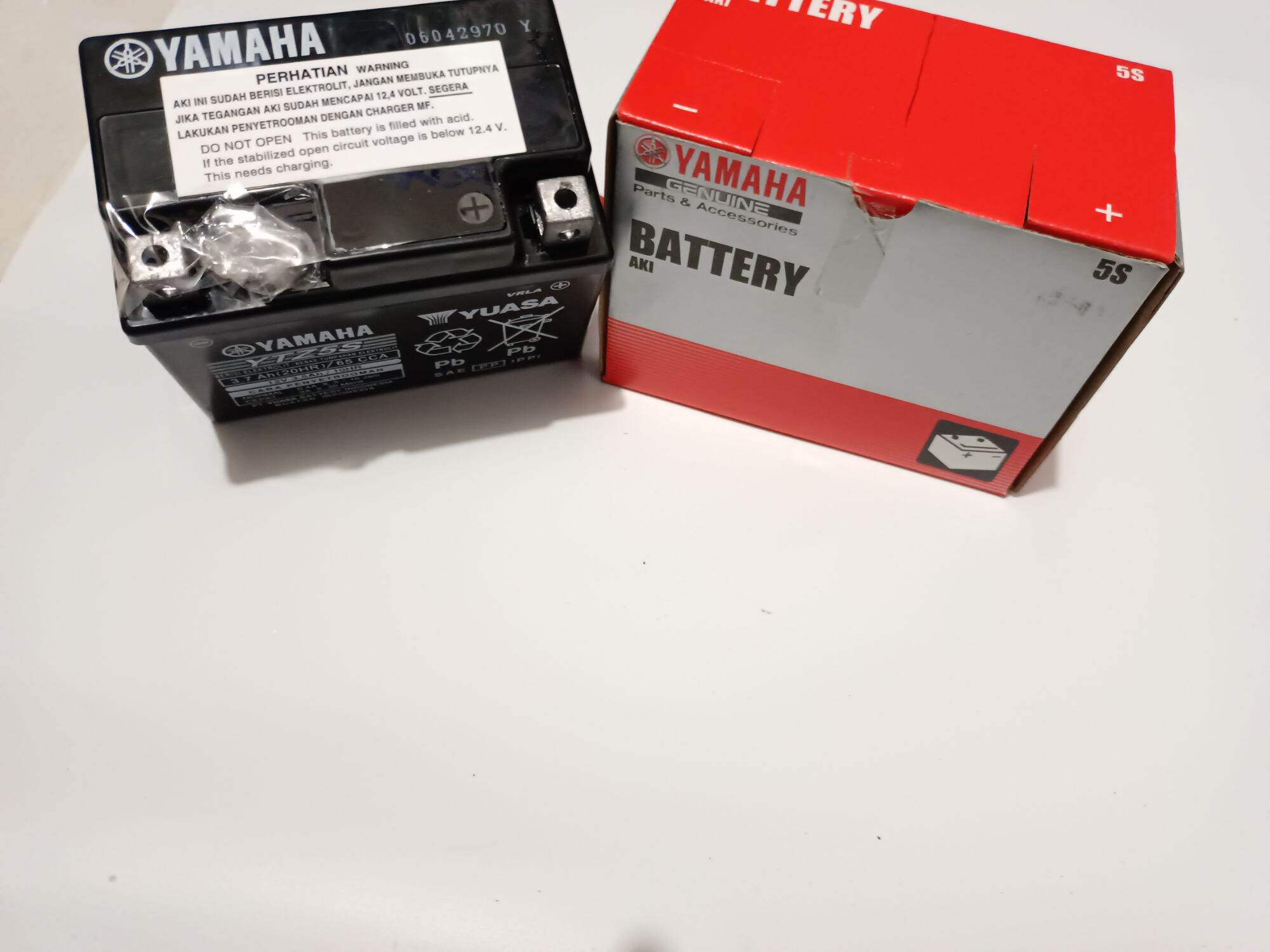 Aki Ecu Motor Kering Original Genuine Battery Yuasa Yamaha Vixion,Mio J ...